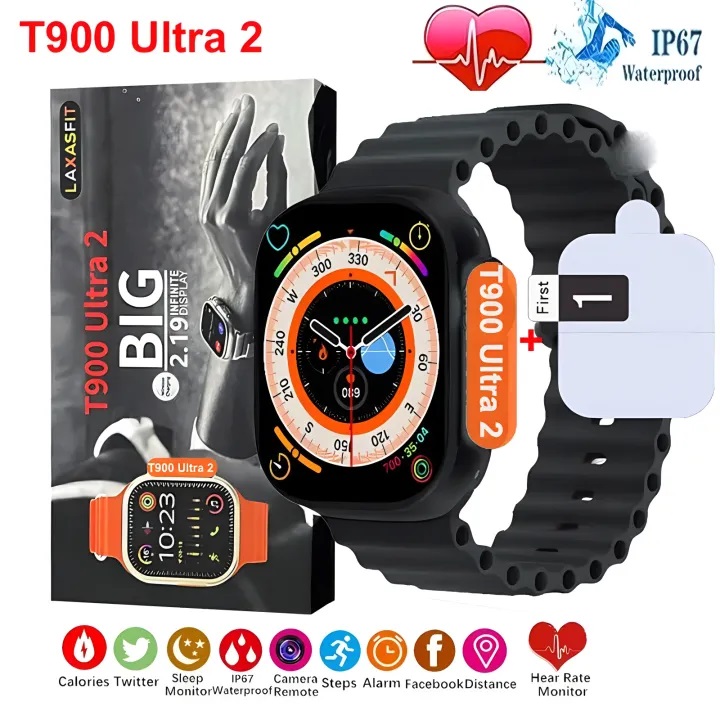 Smartwatch Ultra 2 Série 9 IP67 Esportivo Tela HD Homens Mulheres ...