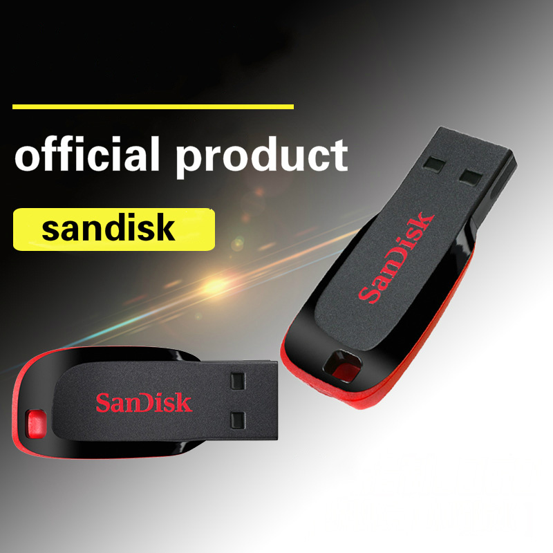 Unidade Flash Sandisk Cruzer Blade 8gb/16gb/32gb/64gb Pendrive Hdd SSD ...