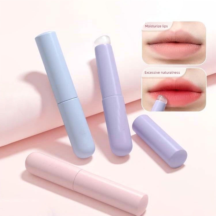 Pincel Labial de Silicone com Tampa para Batom e Maquiagem Mini Pincel ...
