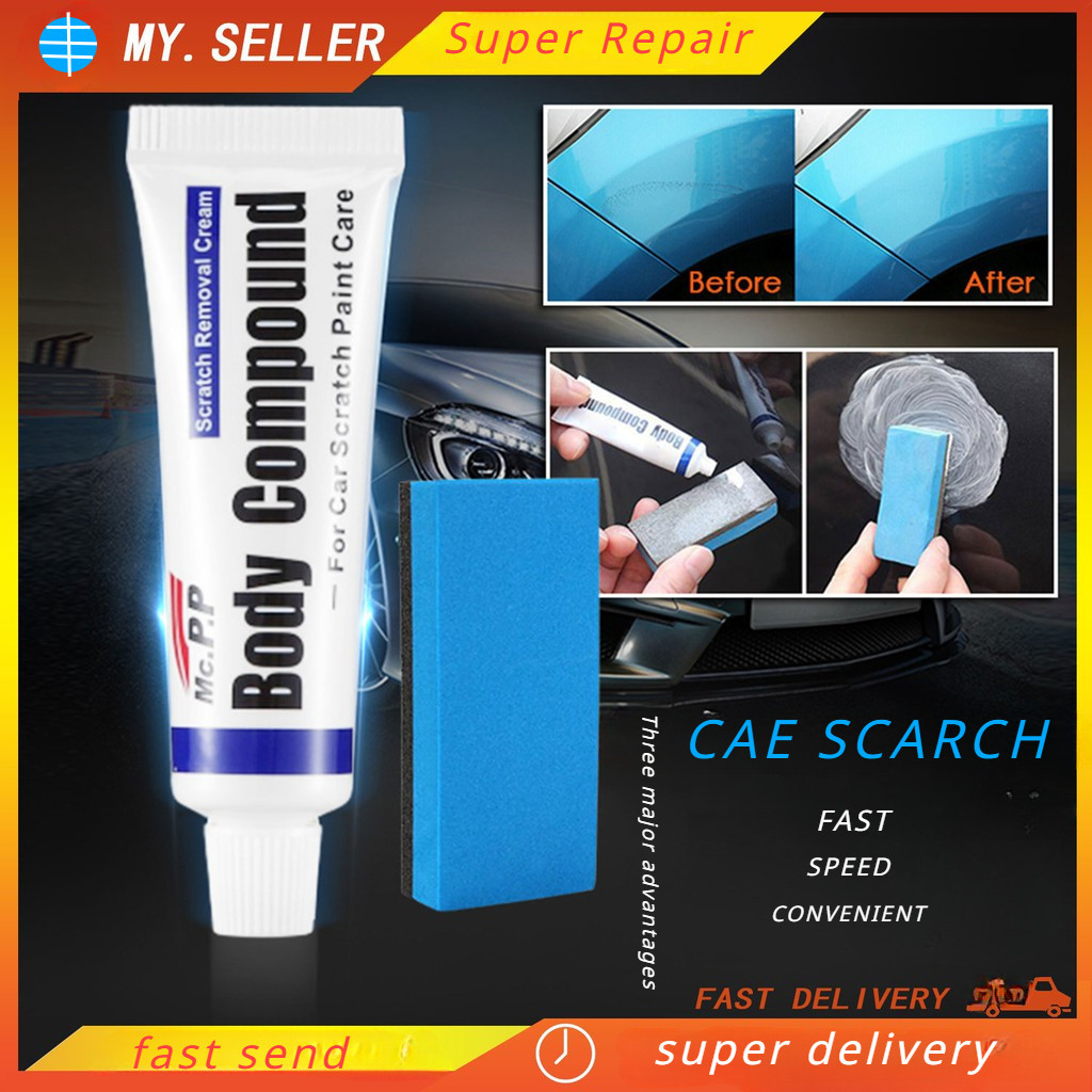 kit De Reparo De Arranhões Para Pintura Automotiva , Pasta De Polimento Composta De Carroceria ...