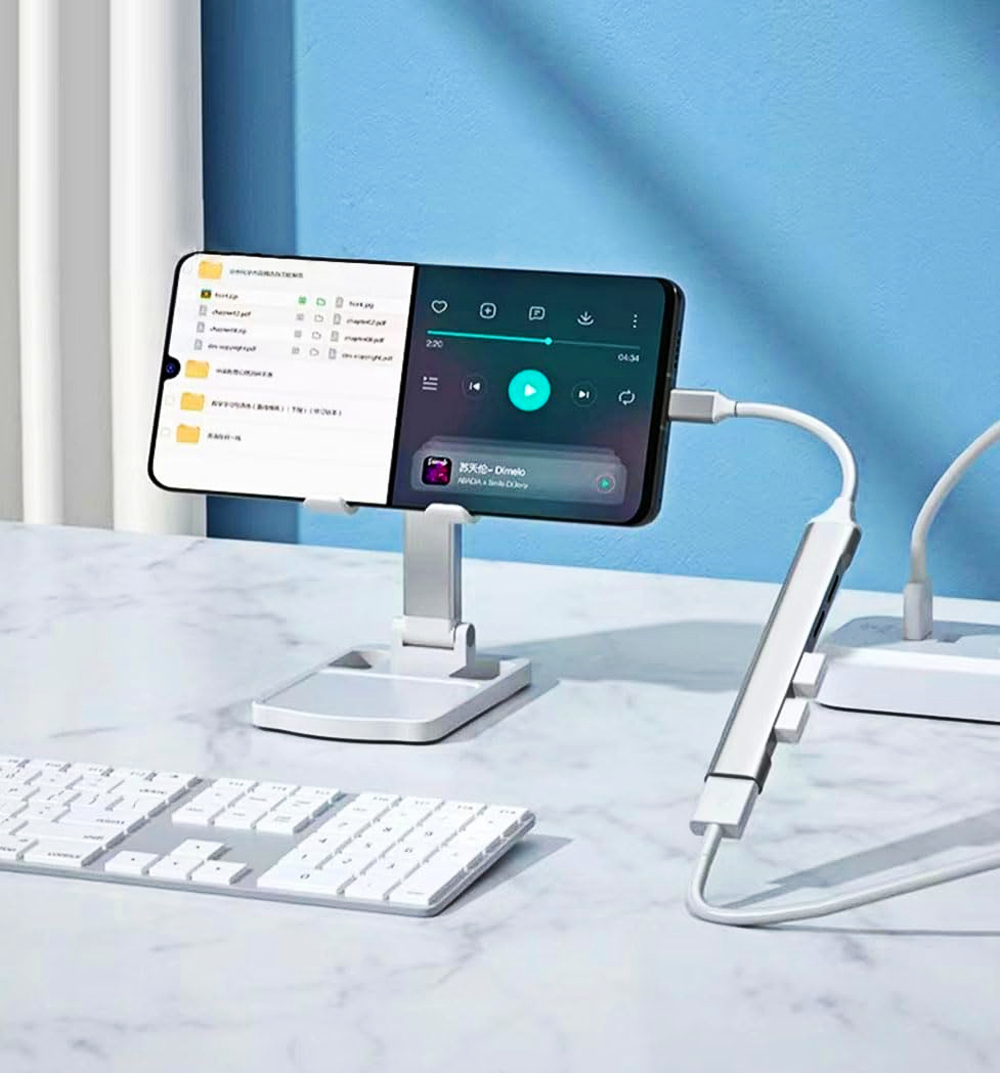 Hub USB C 5 em 1 com Carregamento PD, Tipo C 3.0, Alumínio para ...