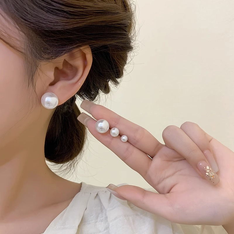 Brincos De Pérolas Simples Femininos , Da Moda Clássicos | Shopee Brasil