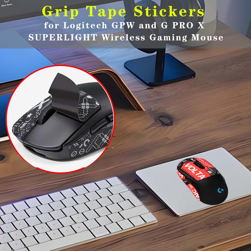 Adesivos De Fita Adesiva Para Mouse Logitech GPW E Jogos Sem Fio G PRO ...