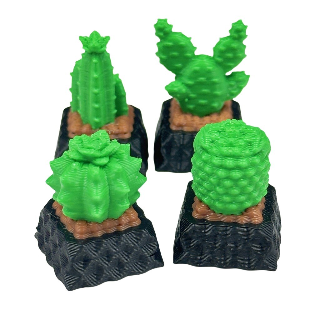1 Peça Resina Cacto Fofo Keycap Cactus Keycap Eixo Cruzado Único ...