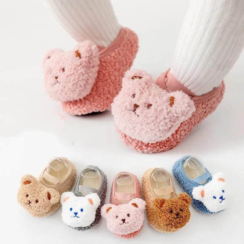 Chinelos de Peles de Inverno para Bebês Recém-Nascidos Menino e Menina ...