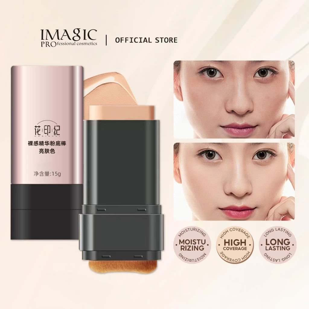 HARINSGI Base Líquida Alta Cobertura Hidratante Antimanchas à Prova d ...