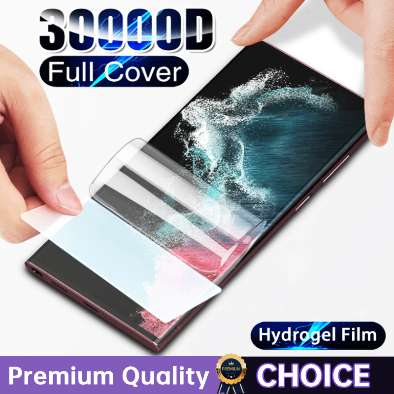Para Samsung Galaxy S20 S21 S22 S23 S24 Plus Nota 10 20 Ultra Capa Completa Filme De Hidrogel ...
