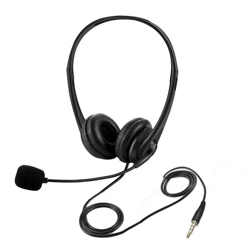Telefone fone de ouvido fone de ouvido com fio redução ruído 3.5mm Plug ...