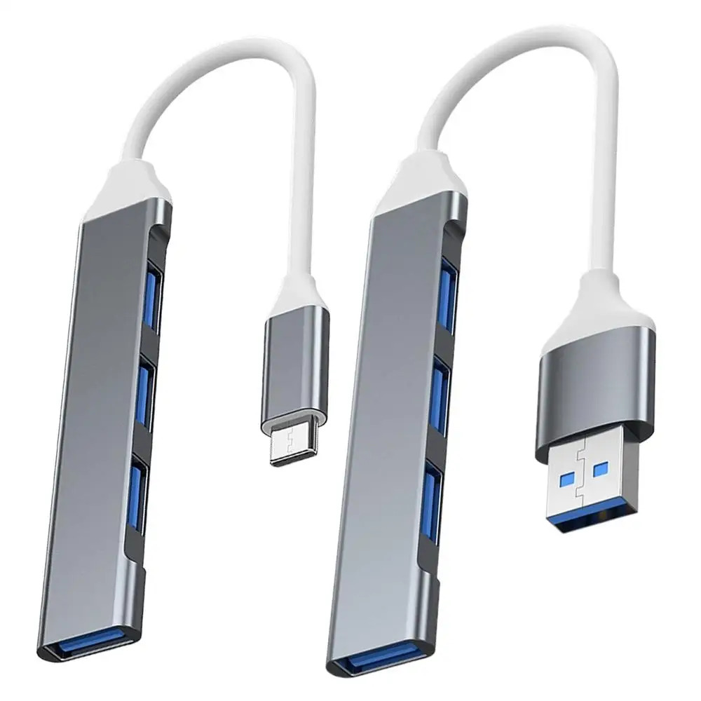 Hub USB 3.0 com 4 Portas Tipo C, Splitter 5Gbps para PC, Laptop ...