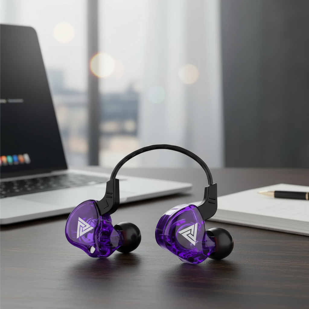 QKZ AK6 Fone de Ouvido Bluetooth Intra-Auricular com 6 Drivers ...