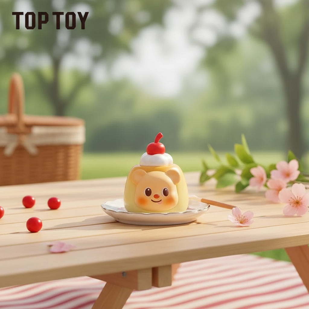 TOPTOY Urso de Manteiga MINI Série Chá da Tarde Figura Magnética Saco Misterioso (Cada saco tem ...