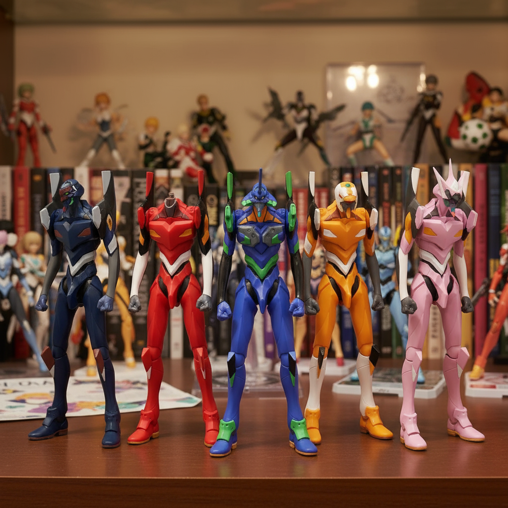 7 Variedades Anime Figura Eva Gênesis Evangelion Unidade-01 Ikari ...