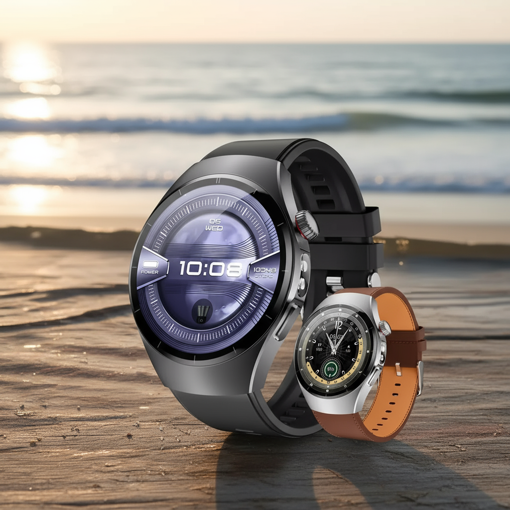 2025 Huawei Watch 5 Bluetooth Call Smartwatch com GPS, NFC, Bússola ...