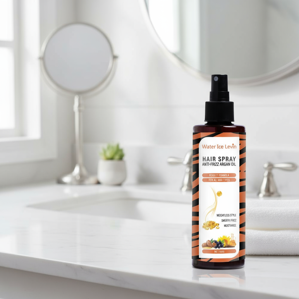 Spray de Óleo de Argan e Coco - Doma o Frizz, Dá Brilho, Protege do ...