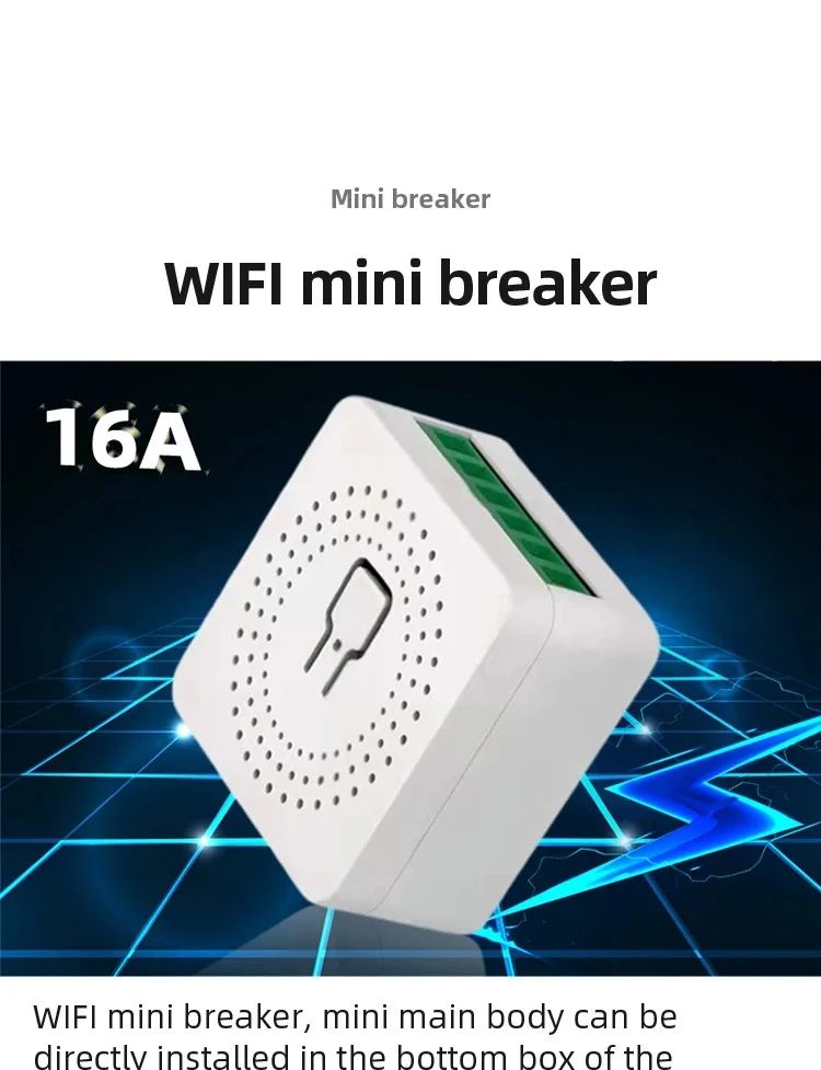 Funciona com o Interruptor Inteligente Tuya WiFi 16A com Monitoramento ...