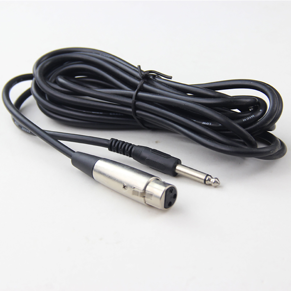 Cabo de áudio de cobre puro 6,35mm para XLR para amplificador de alta ...