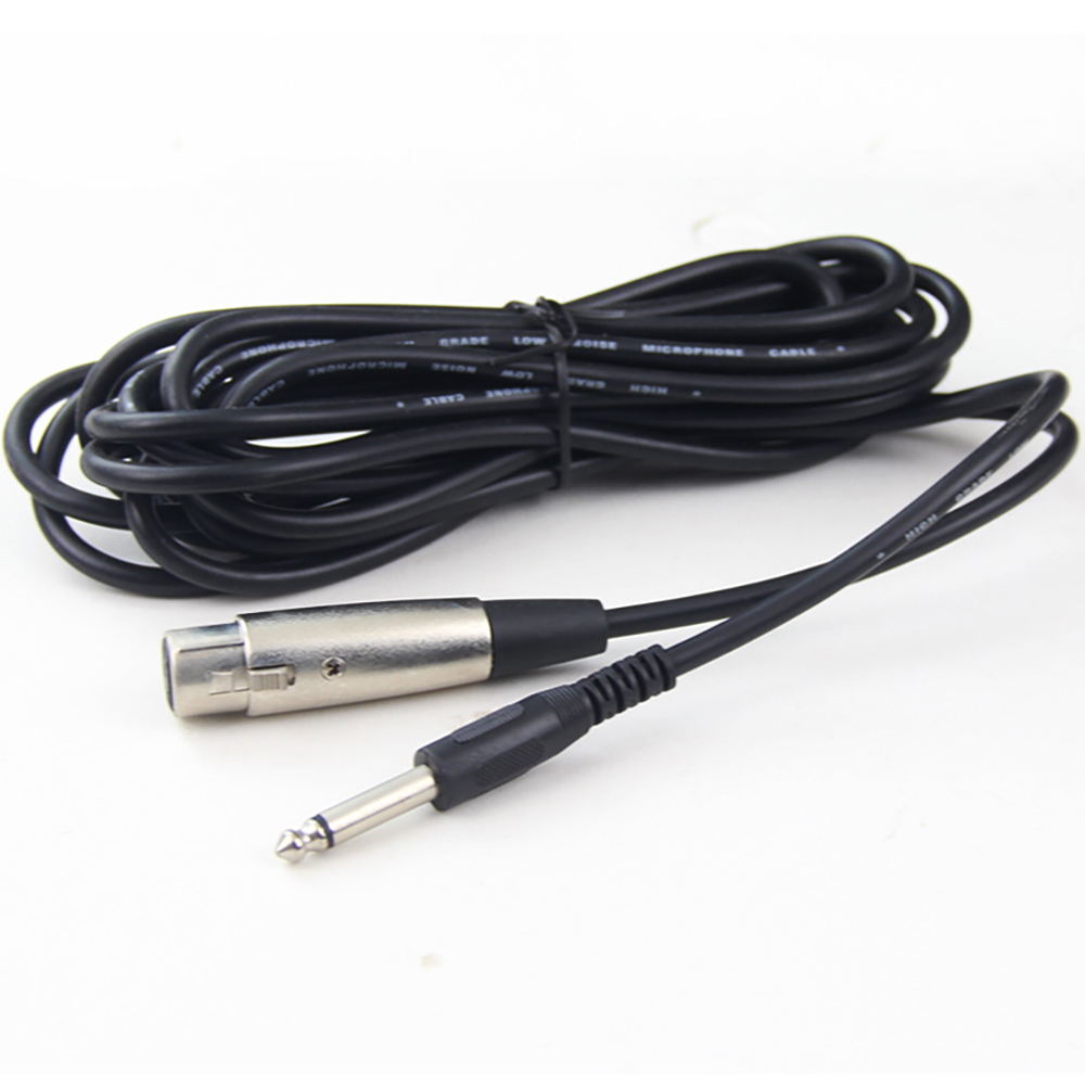 Cabo de áudio de cobre puro 6,35mm para XLR para amplificador de alta ...