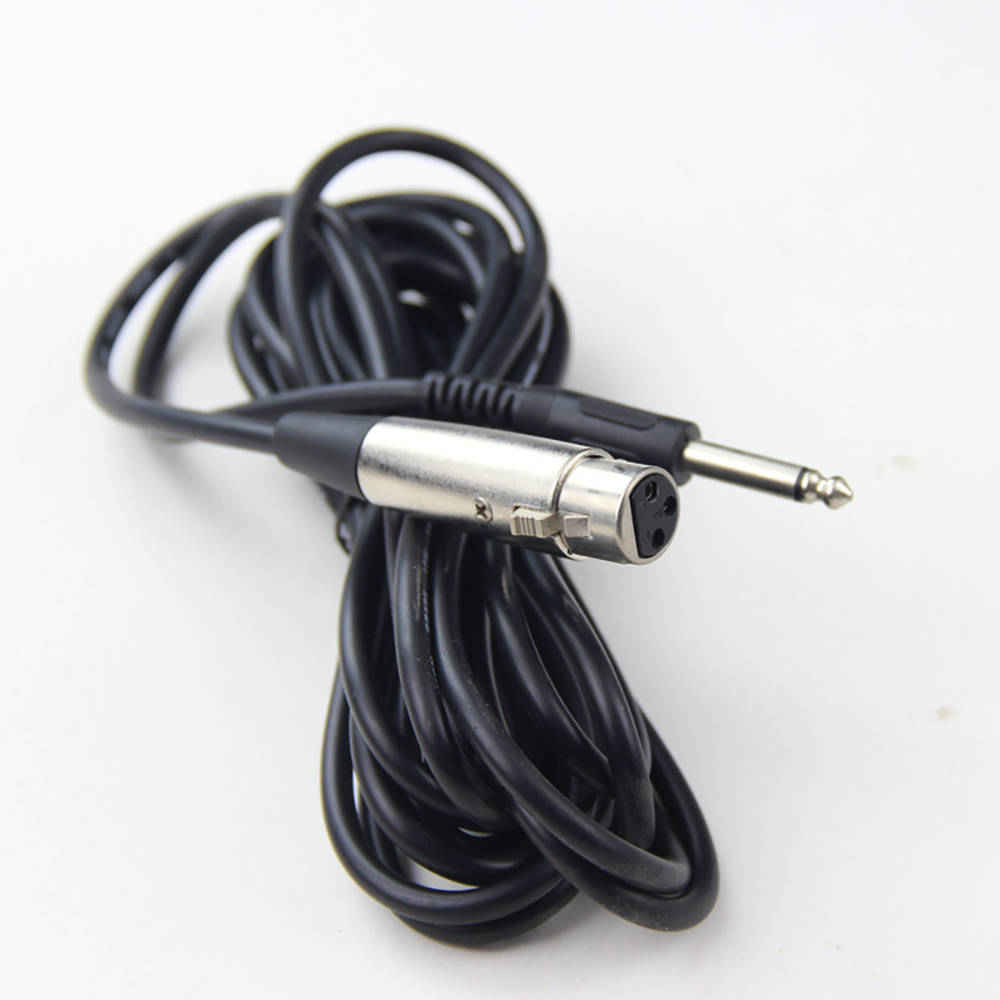 Cabo de áudio de cobre puro 6,35mm para XLR para amplificador de alta ...