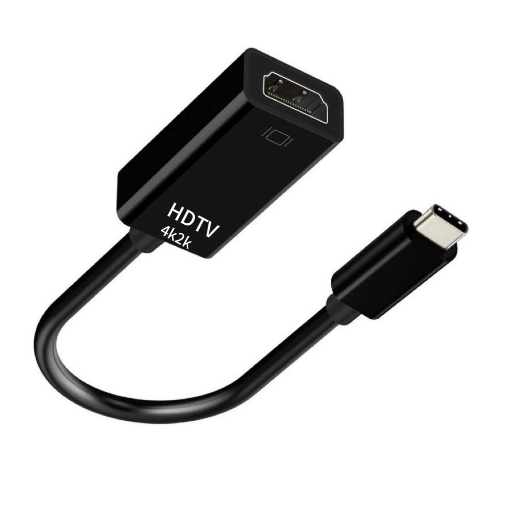 Cabo USB C Para HDMI 4K Type Conversor PC Laptop TV Display Port ...