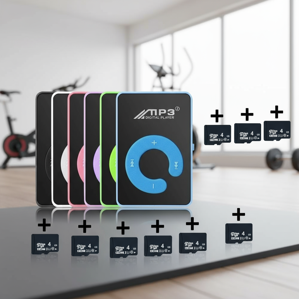 HQAi MP3 Player 4GB USB 2.0 Hi-Fi Portátil Multifuncional para Música ...