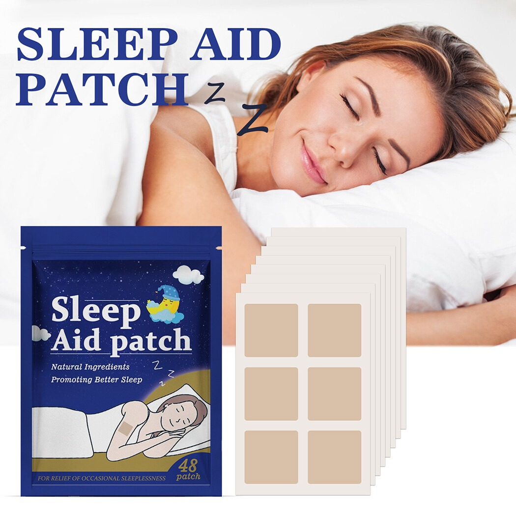 Patch de Sono para Insônia, 48 adesivos para auxílio ao sono, aliviar ...