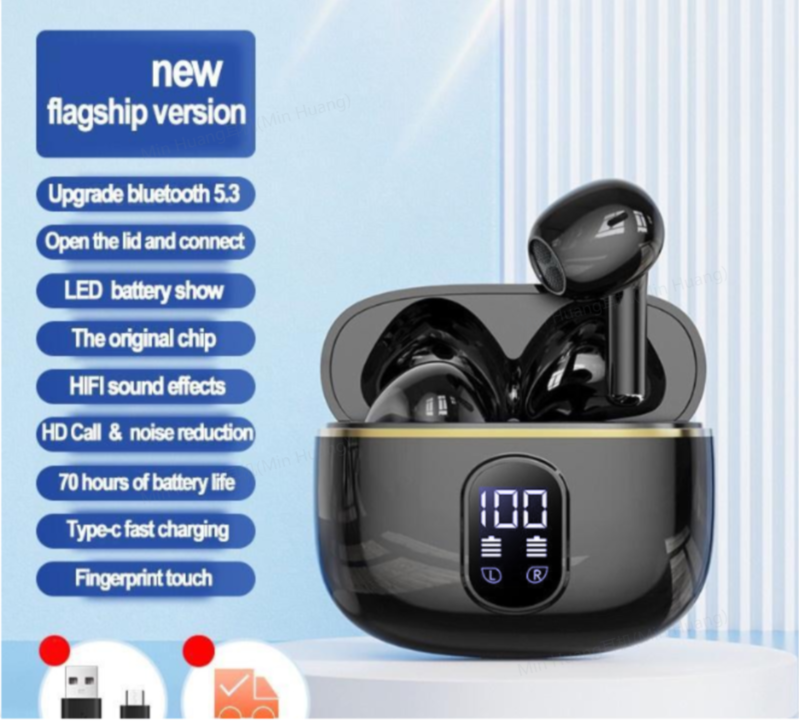 X87 Novos Fones De Ouvido Sem Fio Bluetooth TWS Meio Intra-Auriculares Esportivos De Alta ...