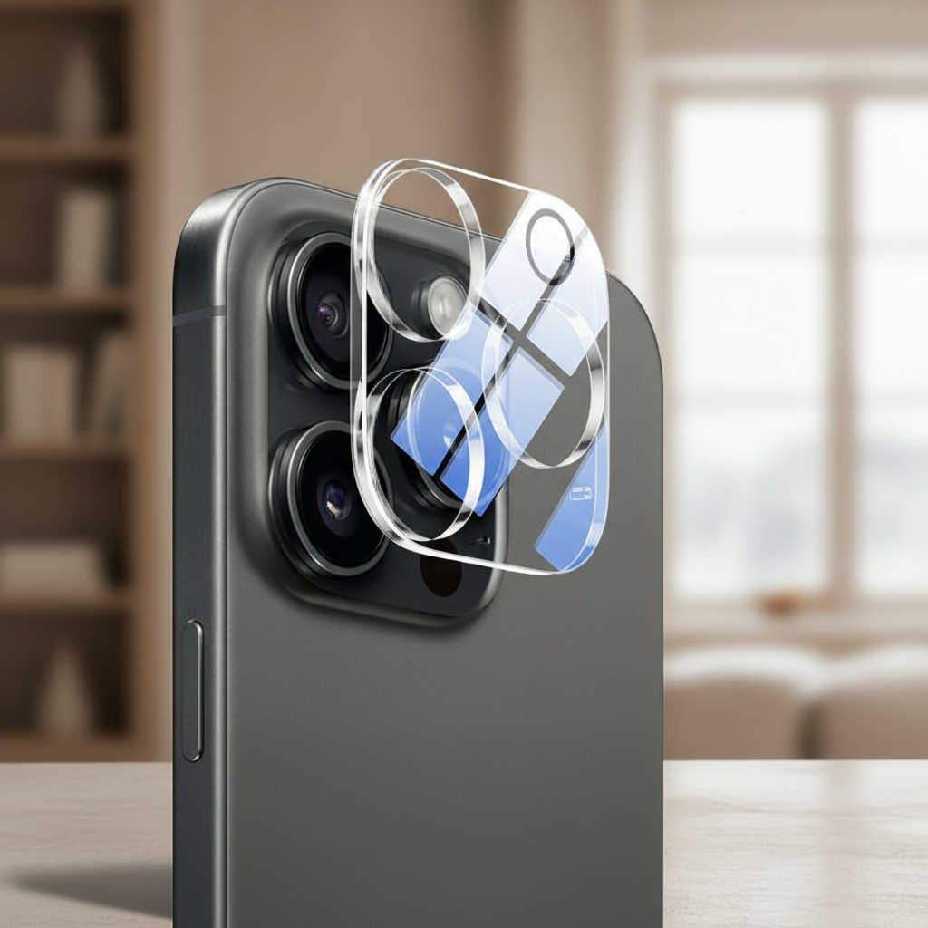 Película de vidro temperado para lente de câmera clara para iPhone 11 ...