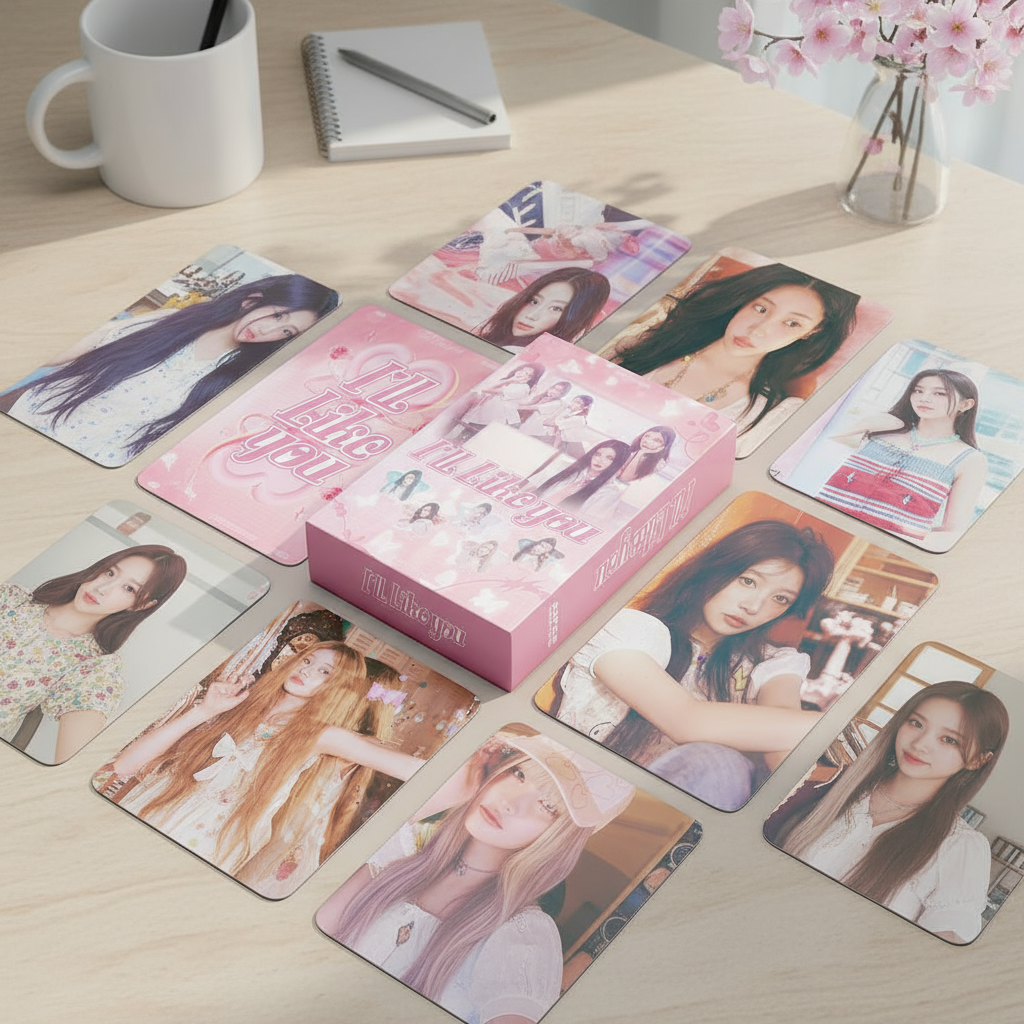 LINXX 55 Pcs ILLIT SUPER REAL ME Kpop Photocard Lomo Card Postais Série ...
