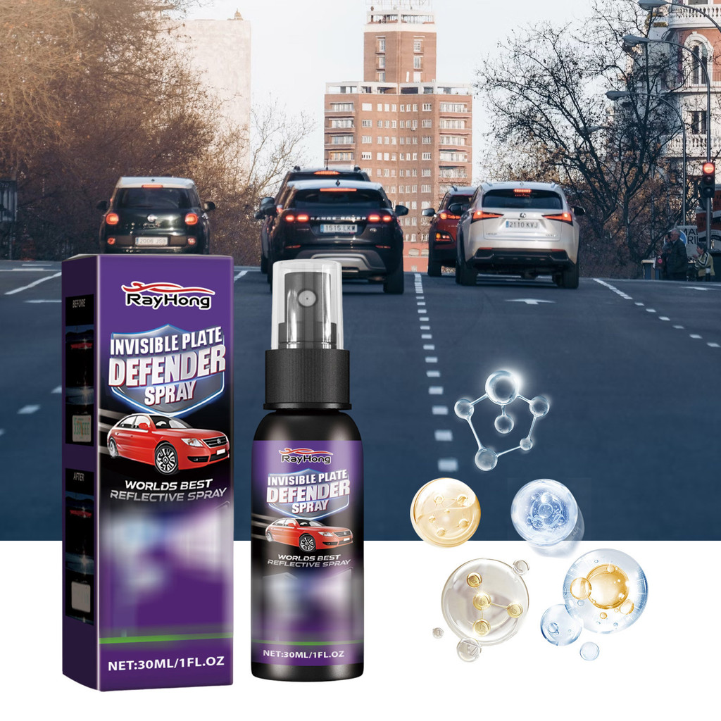 Spray De Placa De Licença Anti-Foto Bloqueador IR De Poliuretano Para ...