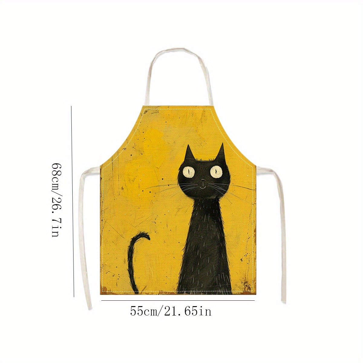Avental de Cozinha com Estampa de Gato Fofo, Decoração Moderna para ...