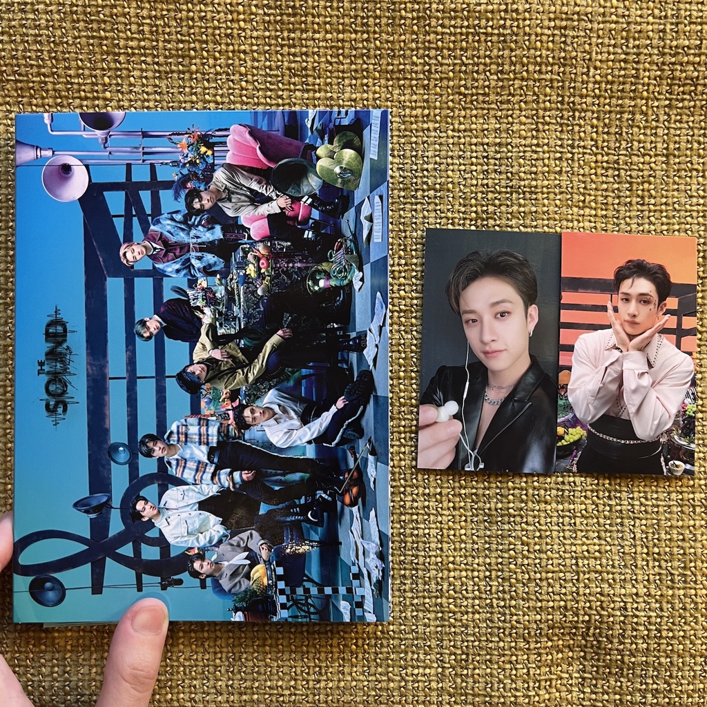 [Stray Kids Japan] Album 『 THE SOUND 』 Cartão Fotográfico Oficial B ver . Conjunto | Shopee Brasil