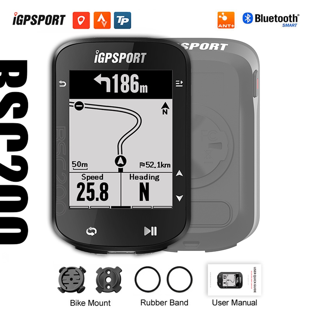iGPSPORT BSC200 IGS Ciclo Computador Velocímetro Sensor De Velocidade Para Bicicletas De Estrada ...
