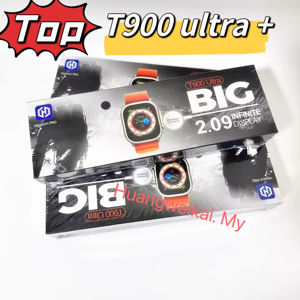 Relógio Original Top T900 Ultra Mais Série 8 49MM 2.09 Polegadas Bluetooth Chamadas Music ECG ...