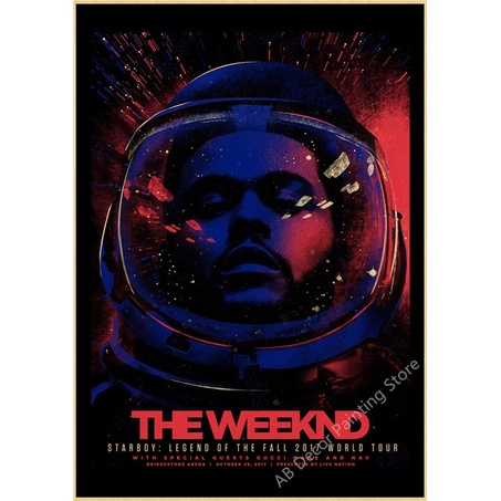 Venda A Quentethe Weeknd Poster Retro Kraft Paper Prints Starboy ...
