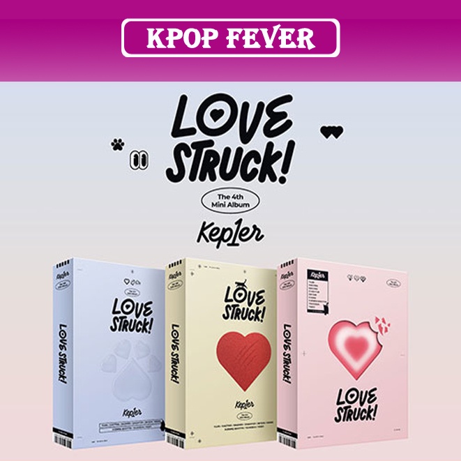 [KTOWN4U POB] KEP1ER - [LOVESTRUCK!] (4th Mini Album) Photobook version. | Shopee Brasil