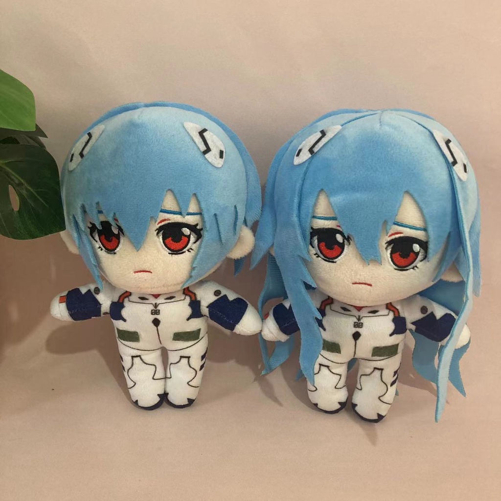 2022 Nova Boneca De Pelúcia Rei Anime 25cm Kawaii Ray Ayanami Recheada ...