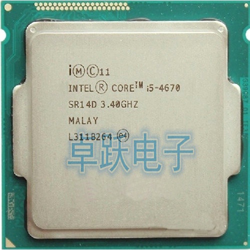 Processador Intel Core i5-4670 i5 4670 Processador Quad-Core LGA1150 ...