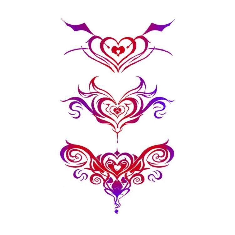 Succubus Mark Tattoo Stickers Mulher Tornozelo Peito Barriga Inferior ...