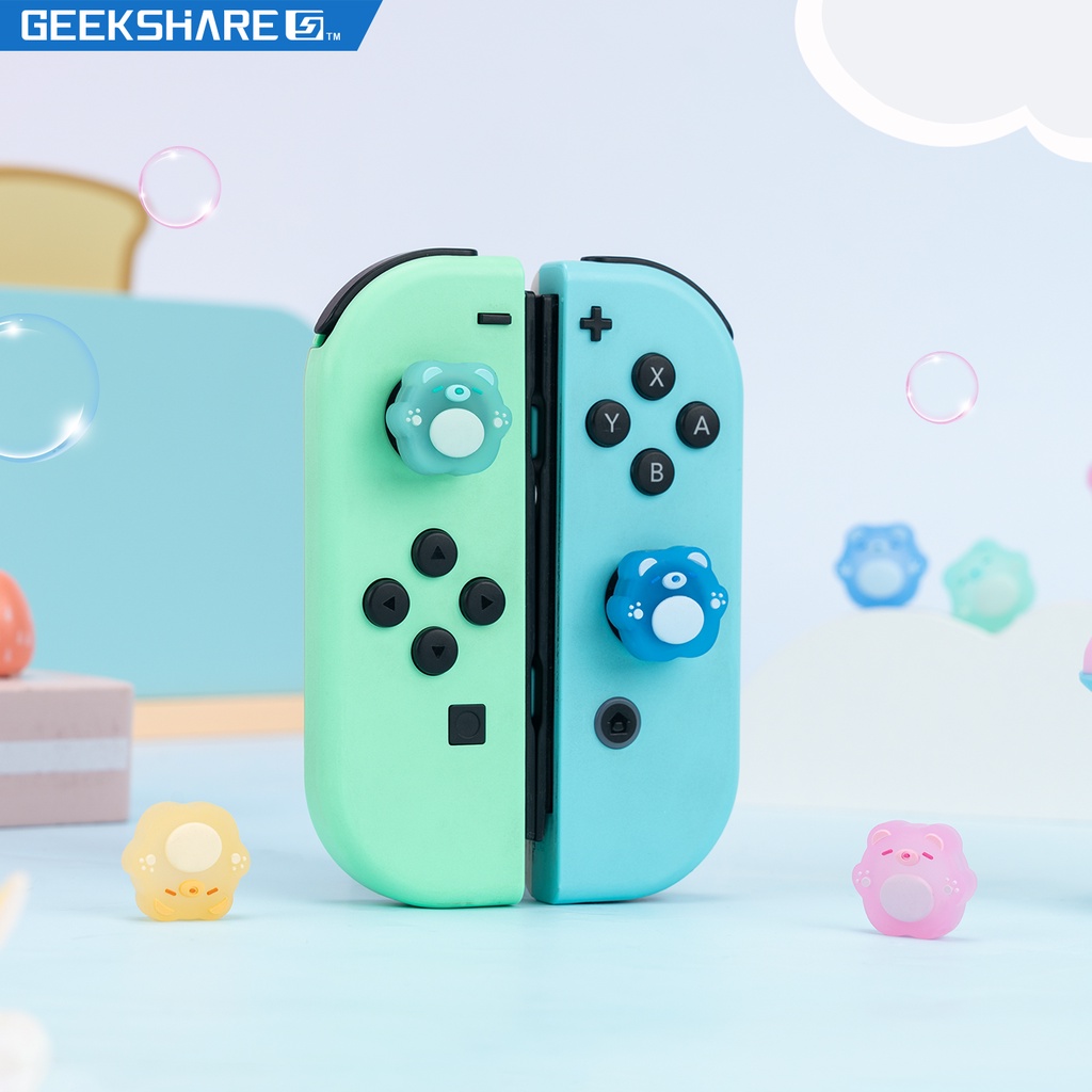 GeekShare Cute Animal Theme Thumb Grip Caps , Compatível Com Nintendo ...