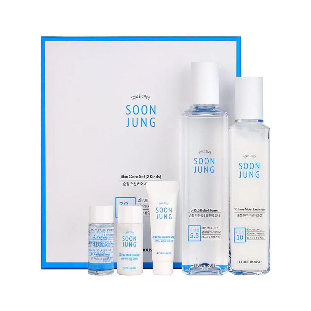 etude house new soonjung skin care set | Shopee Brasil