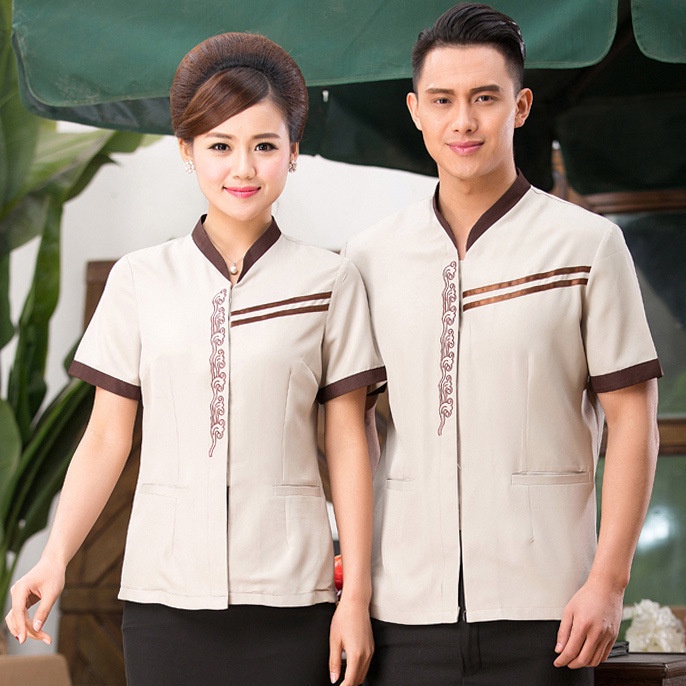 Hotel Quarto De Hóspedes PA Limpeza Roupas De Trabalho Mais Tamanho Loja De Chá Feminino ...