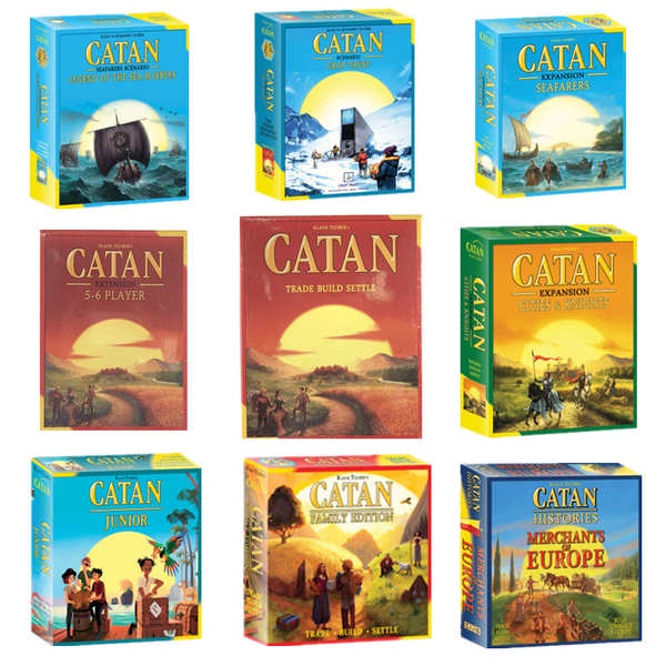 Jogo de Tabuleiro Toy Cross-Border Versão em Inglês CATAN Island Board ...