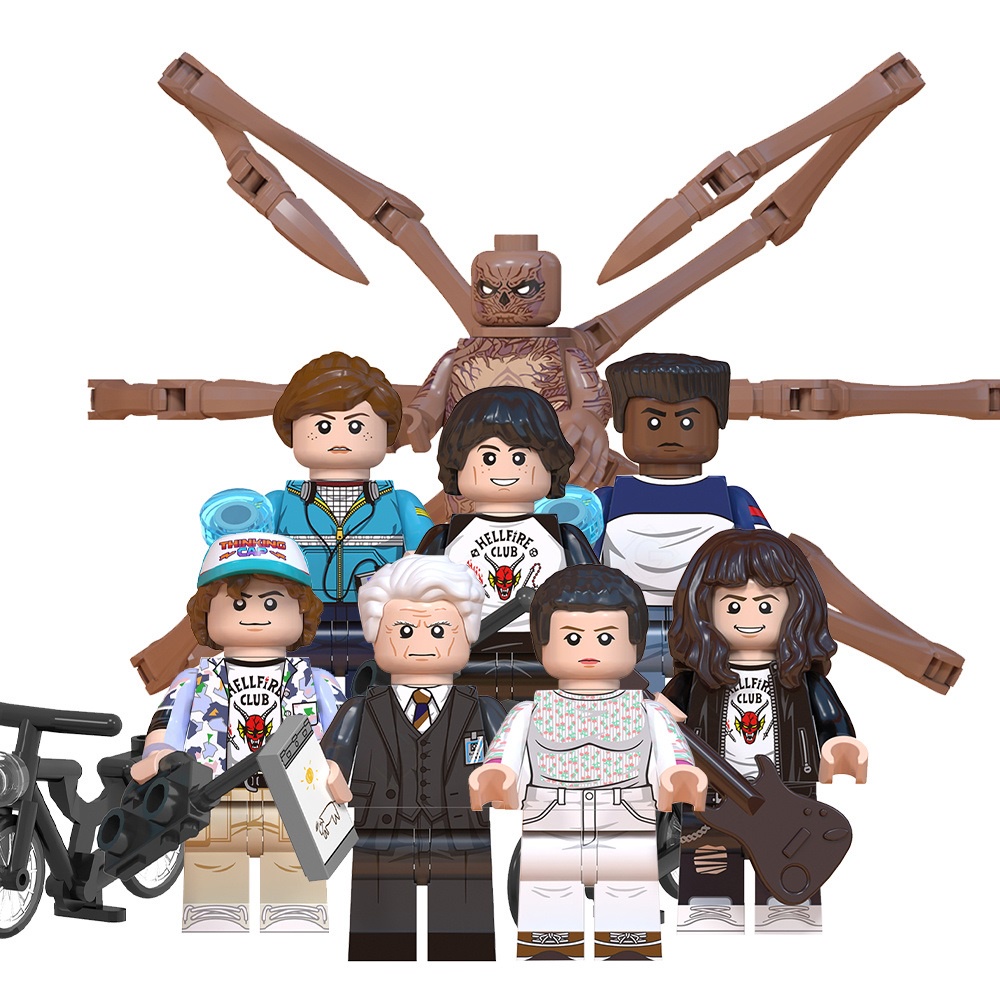 Compatível com Lego Stranger Things Onze Mike Dastein Eddie Munson ...