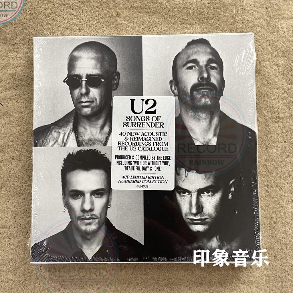 U2 Songs Of Surrender 4-Disc 2023 U2 Canções De Surrender 4CD 2023 ...