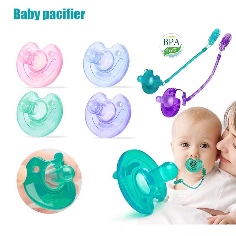 Pacifier De Silicone Para Bebês/Moda Cartoon/Baby Teether Toy | Shopee ...