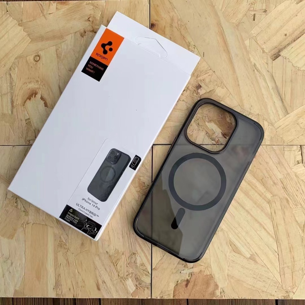 Spigen 2 Em 1 Ímã Ultra Caixa De Telefone Híbrida Para iphone 14 13 pro max Alto Transparente 12 ...