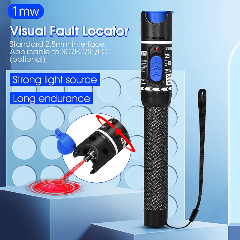 Localizador De Falha De 5km Visual FTTH VFL Fibra Ferramenta De Laser ...