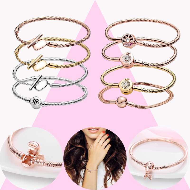 Marca Nova Prata 925 Sterling Brilhante Fatima Hamsa Hand Snake Basic ...