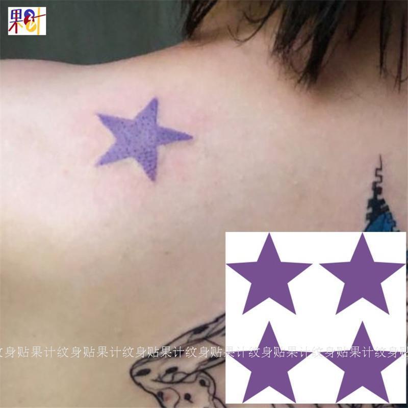 Fruit Dio Bizarre Adventure JOJO Púrpura Pequena Tatuagem De Cinco ...